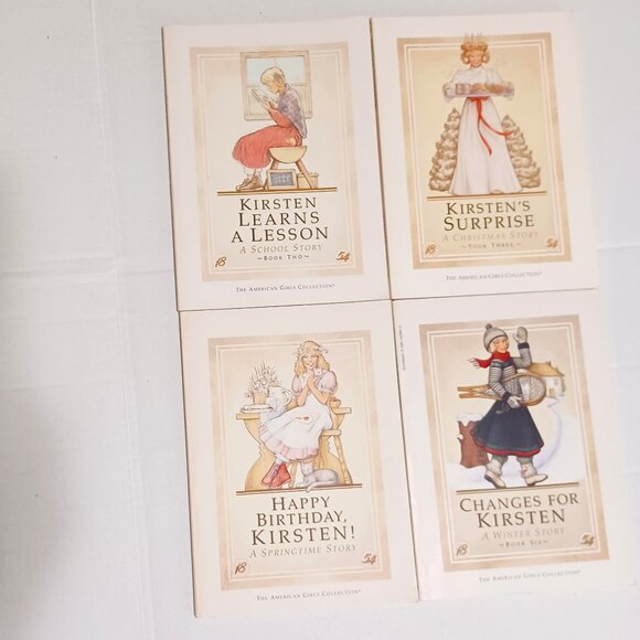 American Girl | Toys | Vintage 8s American Girl Kirstin Book Lot Learns ...